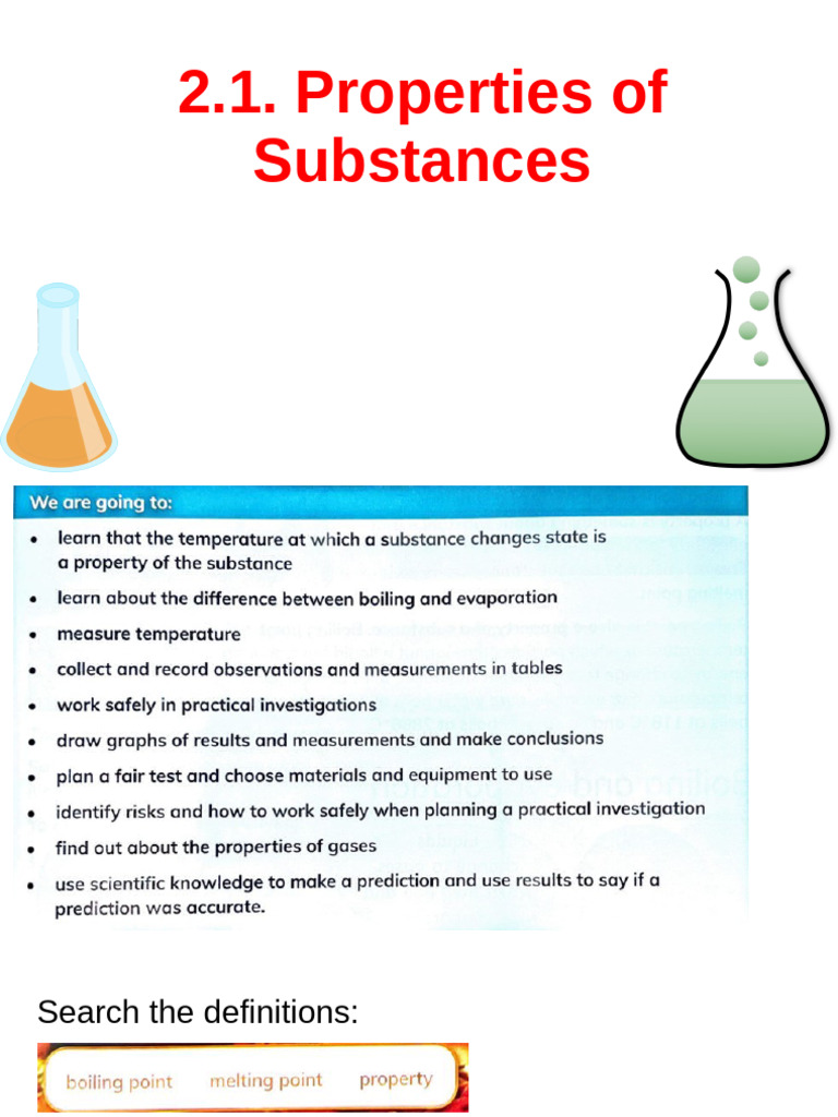 2.1. Properties of Substances-1 | PDF