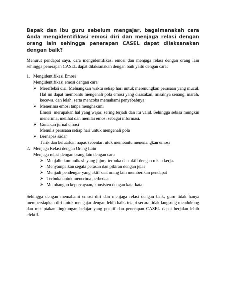 CASEL | PDF