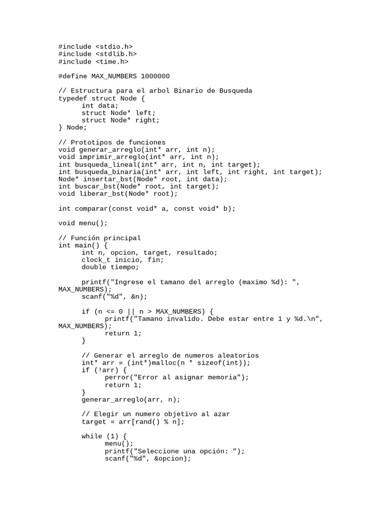 Código Software | PDF | Ciencias de la Computación | C
