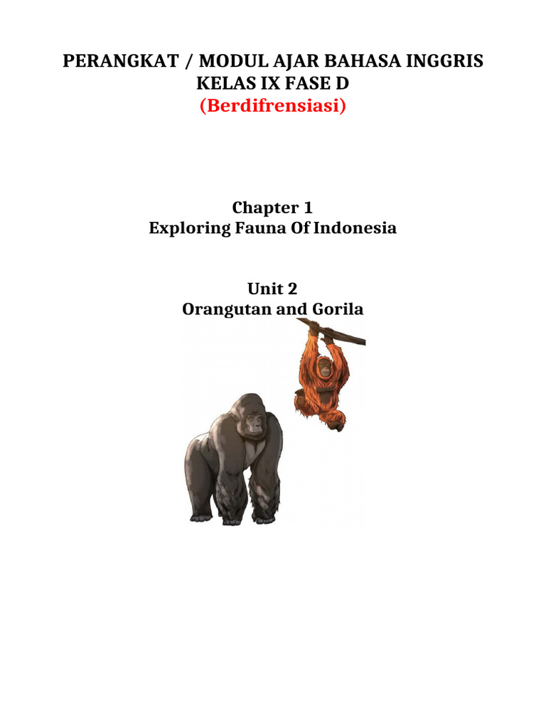 Modul Ajar Chapter 1 Unit 2 Pembelajaran 3 & 4 | PDF