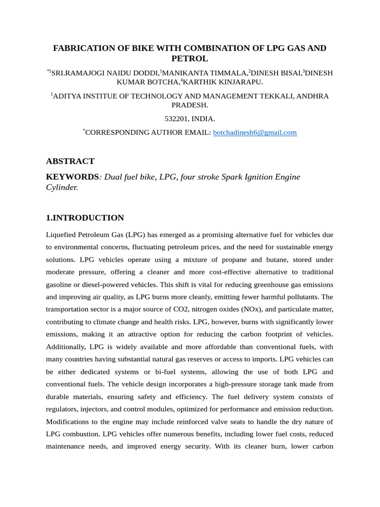 LPG Vehicle Intro (BATCH 12) | PDF | Liquefied Petroleum Gas | Exhaust Gas