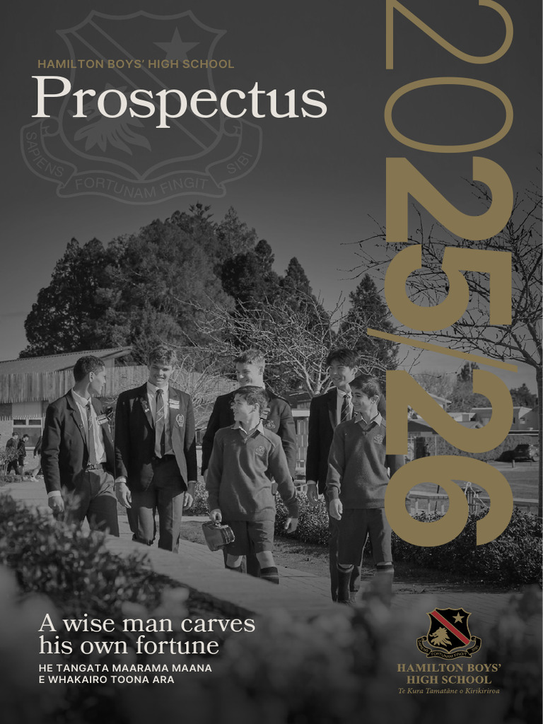 Hamilton Boys' High School Prospectus 2026 | PDF | Mentorship