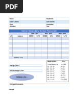 PACER Grading Scale for Grades 6-8 | PDF