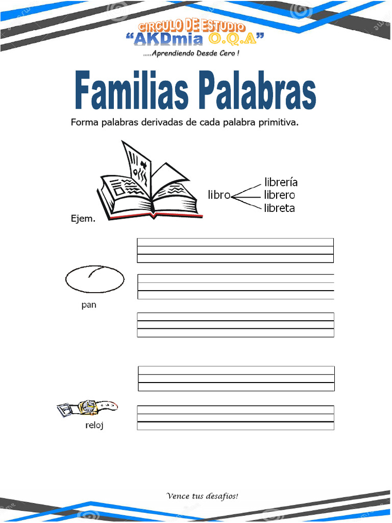 Familias de Palabras | PDF