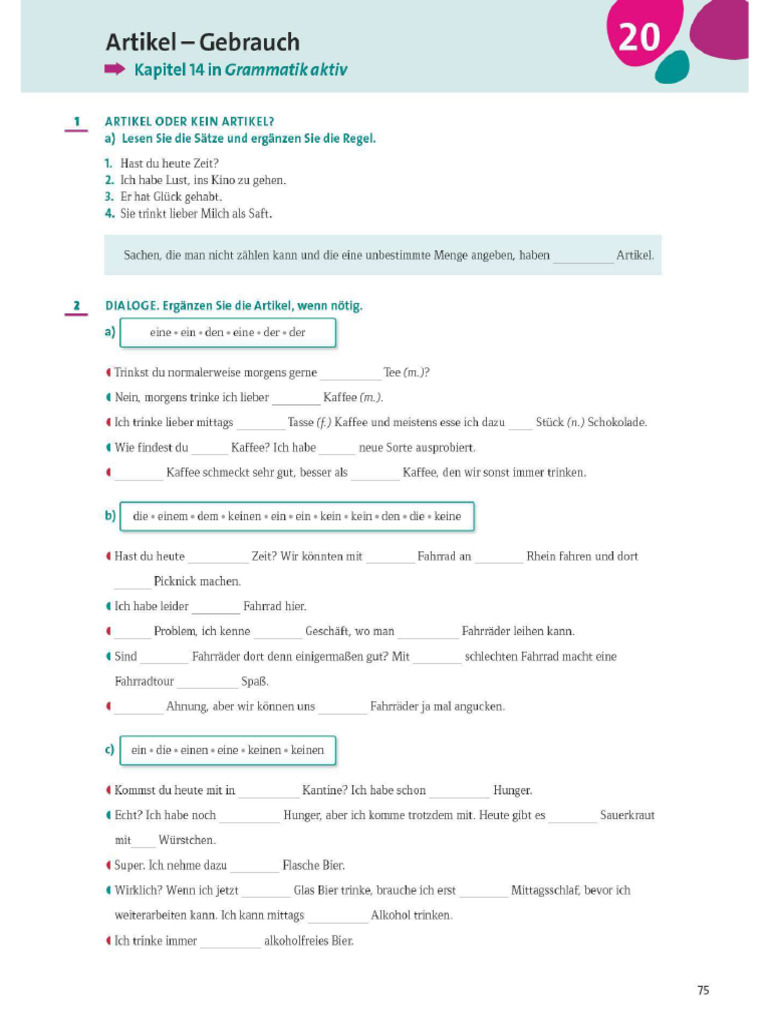 20.artikel Gebrauch | PDF