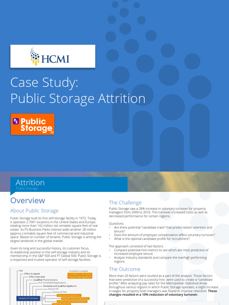 Public Storage Case Study UPDATED 5.13.19 | PDF | Unemployment ...