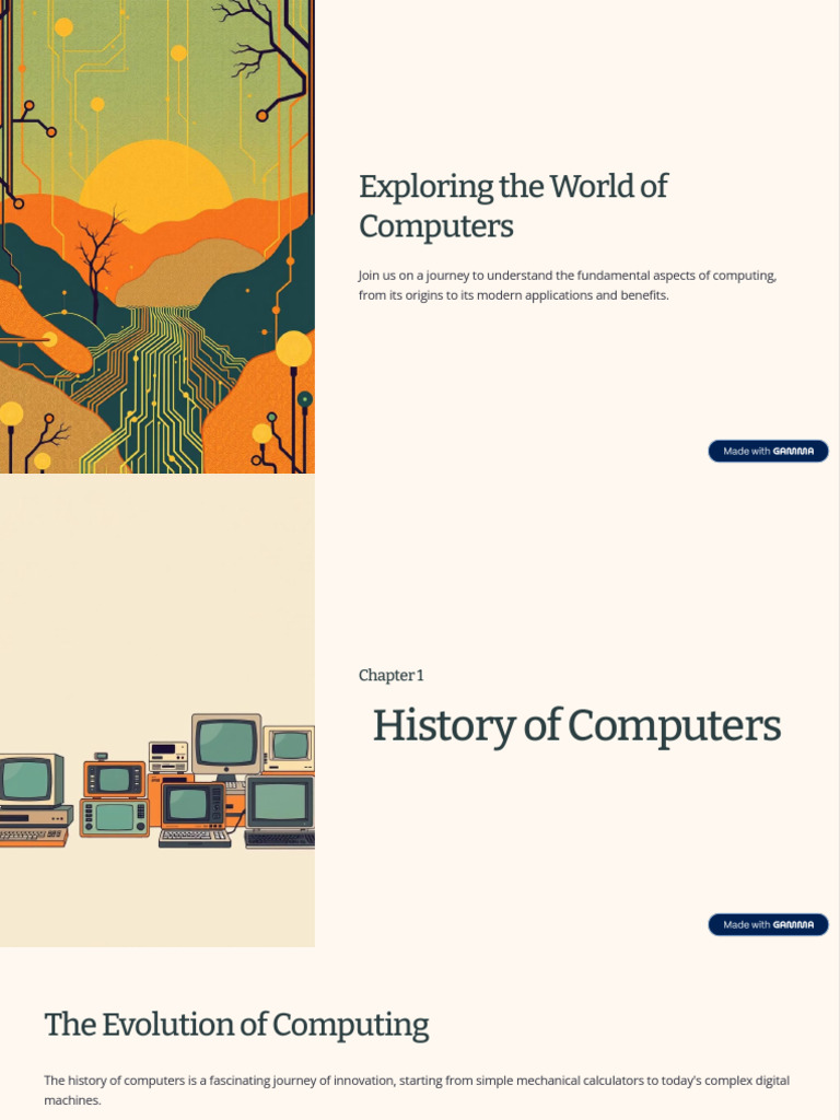 Exploring The World of Computers | PDF | Operating System | Computer ...