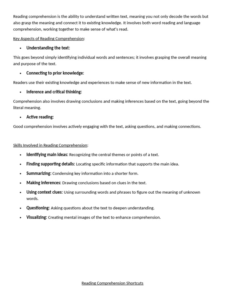 CSK W RC Passage Plus Tips - XII | PDF | Reading Comprehension