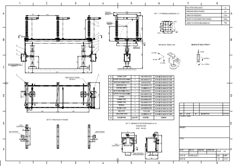 Interphase Disconnect Switch Details | PDF | Building Materials ...
