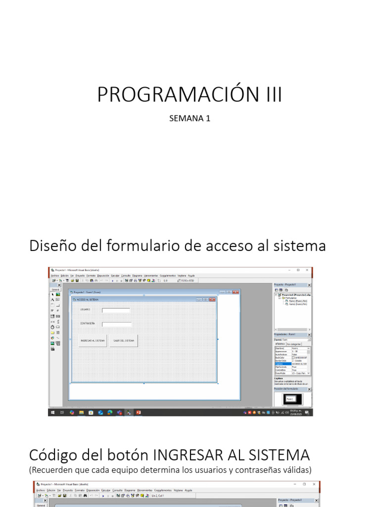 Semana 1 de Programación III | PDF