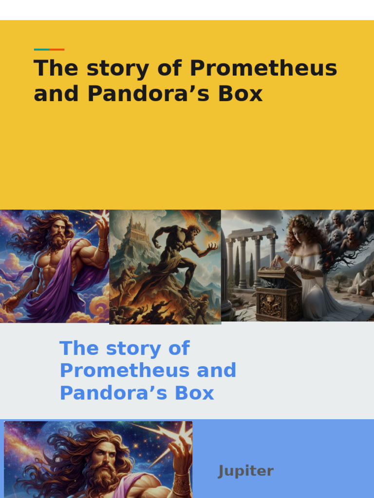 The Story of Prometheus and Pandora's Box by James Baldwin | PDF