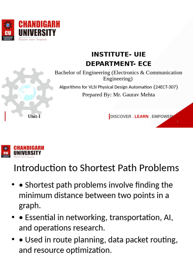 Dijkstra Shortest Path Presentation | PDF | Combinatorics | Algorithms