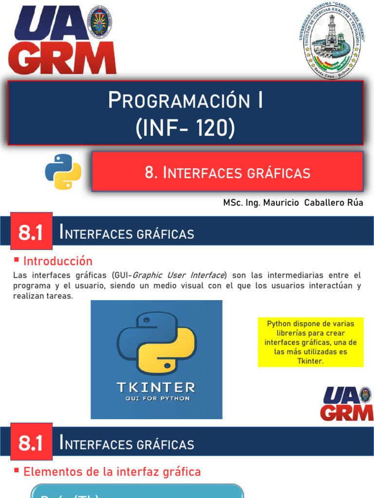 7 INF120 Interfaces Graficas | PDF | Interfaces gráficas de usuario ...