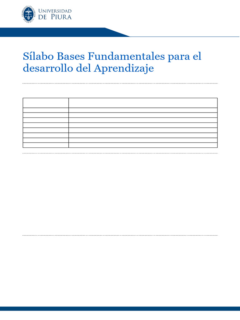 Formato de Sílabo IPBF Primaria | PDF | Educación primaria | Aprendizaje