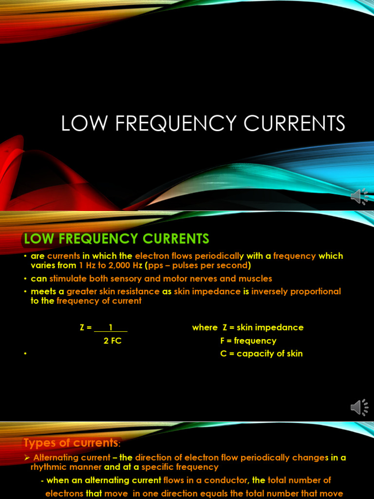 Understanding Low Frequency Currents | PDF | Action Potential ...