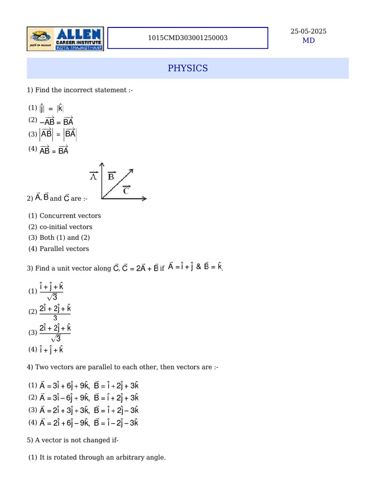 Solution | PDF | Euclidean Vector | Linear Algebra