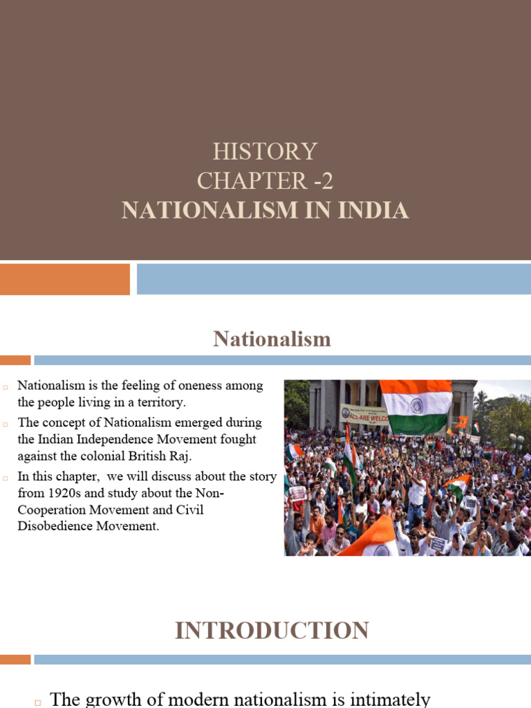 Grade - X Nationalism in India Presentation | PDF | Mahatma Gandhi ...