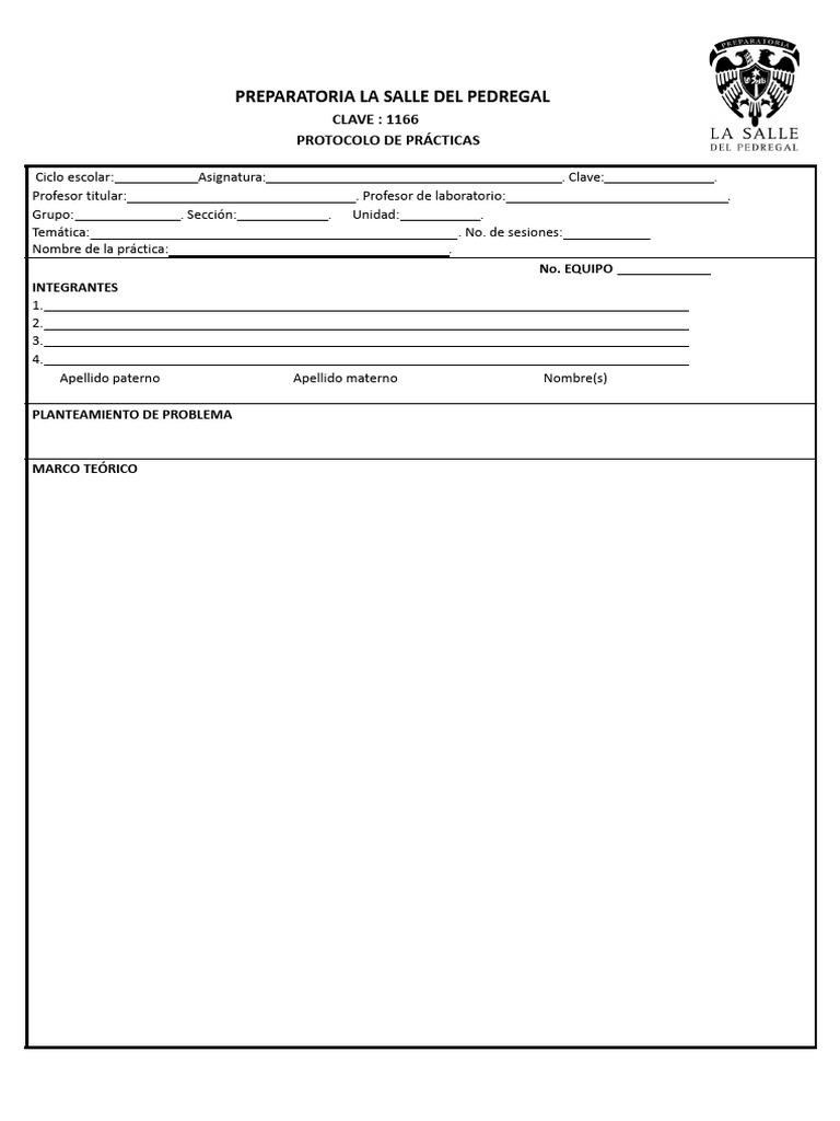 Formato de Protocolo | PDF