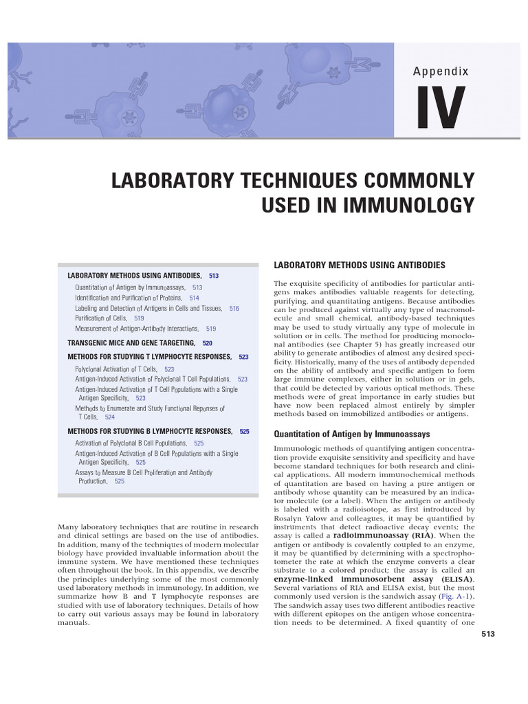 Abbas Celular and Molecular Immunology Lab Method | PDF | Western Blot ...