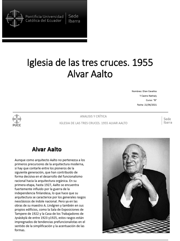Iglesia de Las Tres Cruces - Elian Cevallos - Nathaly Castro | PDF | Iglesia (edificio) | Diseño ...