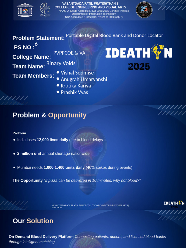 Ideathon ITSA Idea Submission - pptx-1 | PDF | Service Industries