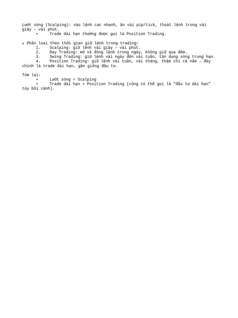 Trade Luot Song | PDF