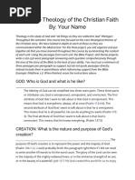 Creation Fall Redemption Restoration | PDF | Salvation | God
