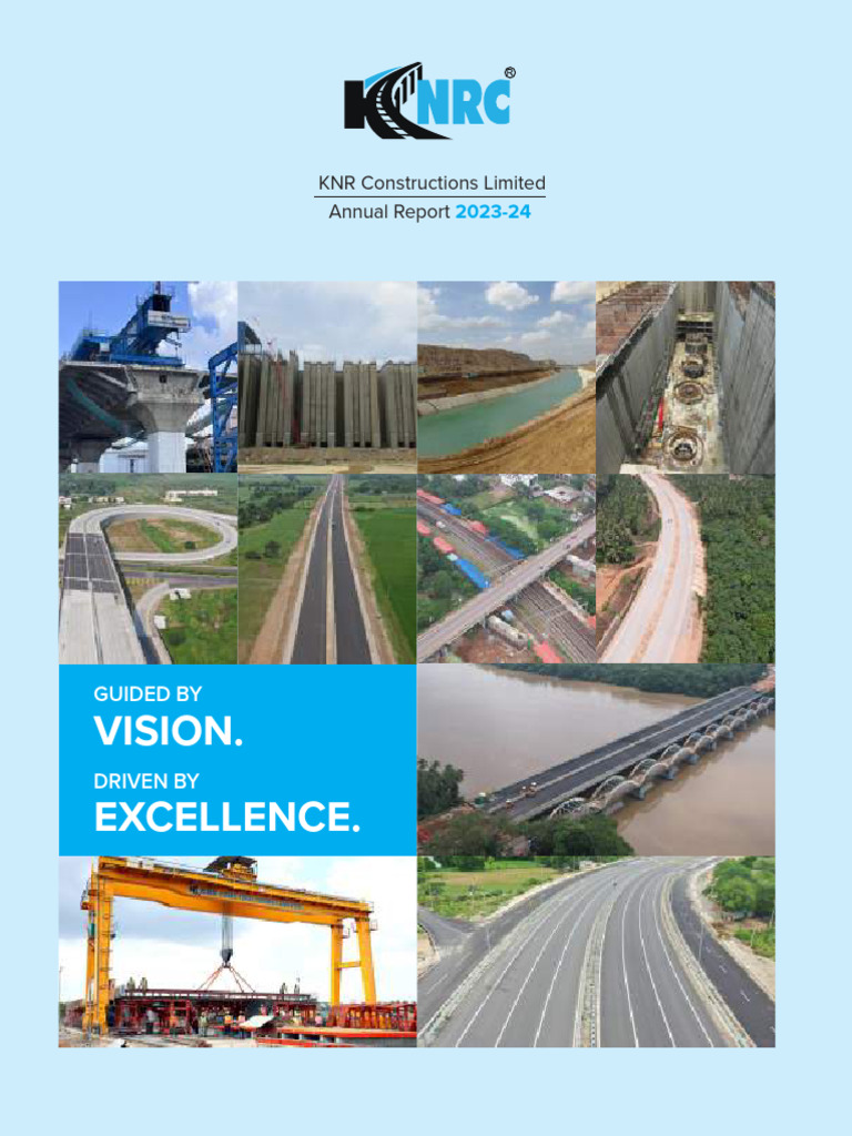 Annual Report 2023-24 KNR Constructions | PDF | Infrastructure ...