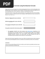 TUM Grade Conversion Guide | PDF