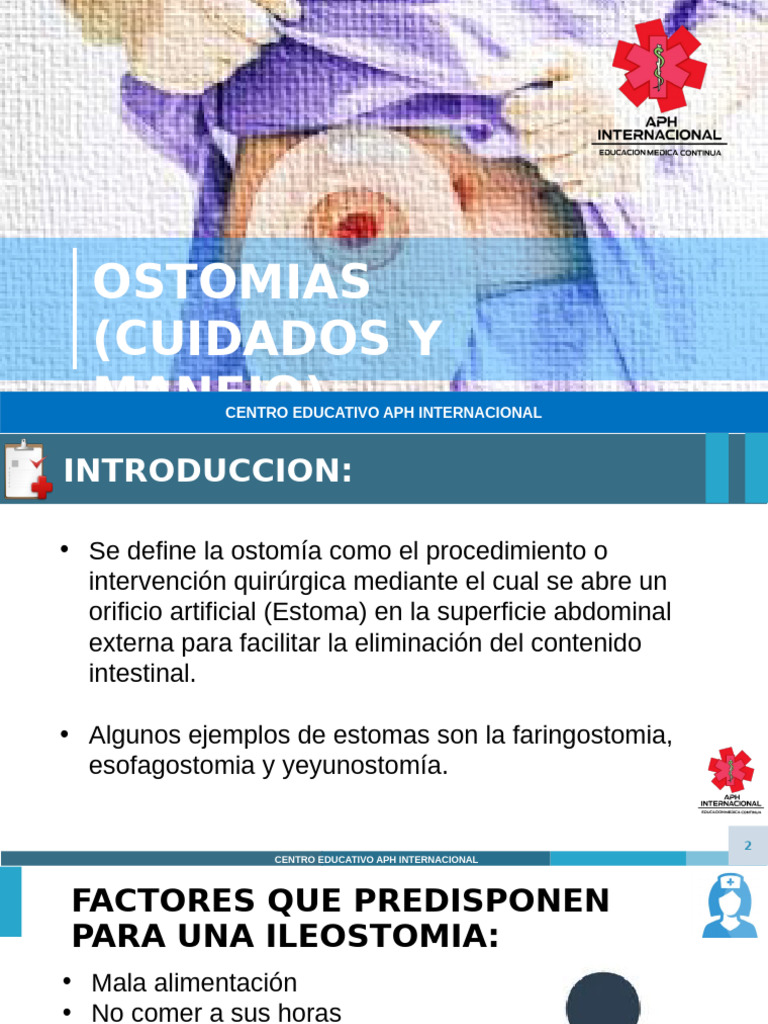 Ostomias - Cuidados y Manejo | PDF | Intestino grueso | Tracto ...