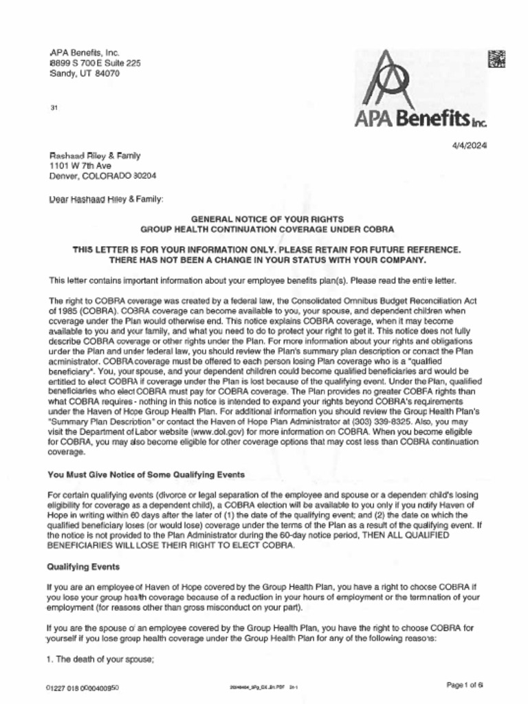 APA Benefits | PDF