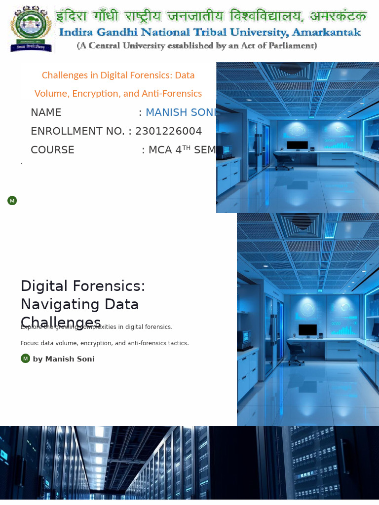 Digital Forensics M.S | PDF | Digital Forensics | Computer Engineering
