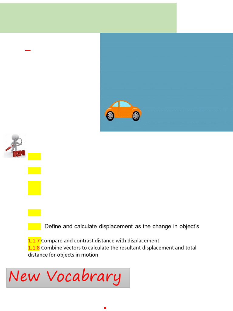 1.1 Â " Describing Motion - G9ASP | PDF | Euclidean Vector | Distance