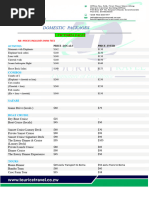 Zimparks Degazetted Fees 2025 | PDF | Campsite | Truck