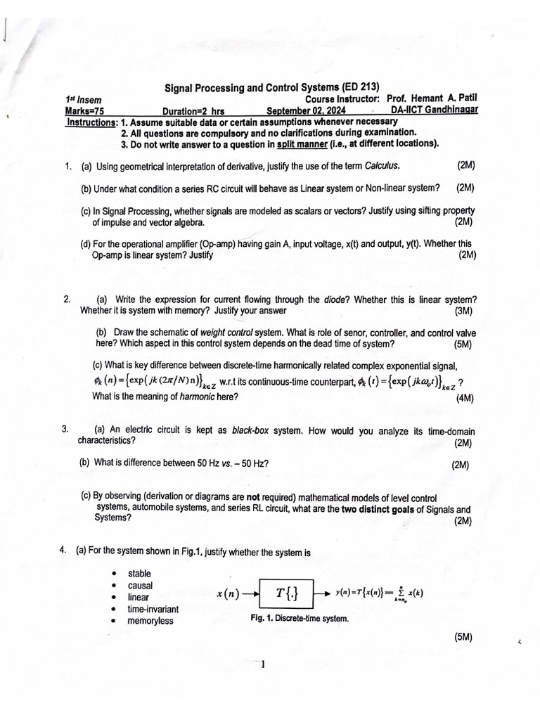 SPCS-In-sem-1 PYQ | PDF
