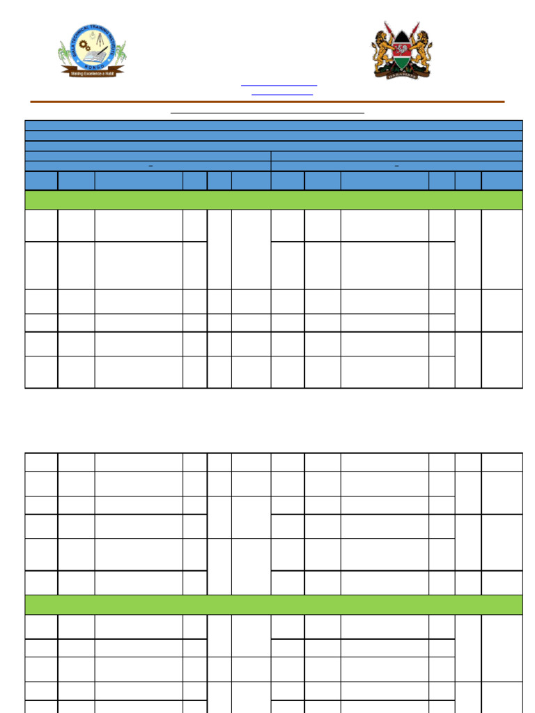 2025 Internal Examination Timetable | PDF
