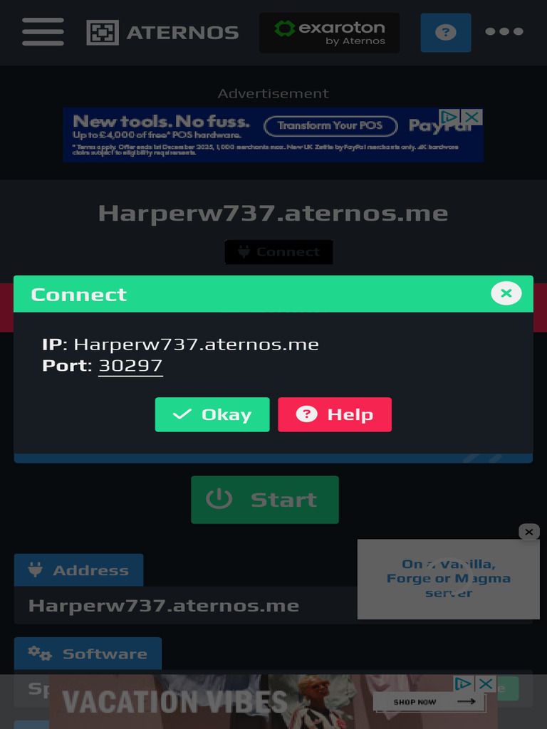 Server Aternos Free Minecraft Server 3 | PDF