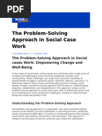 Community Work Models by Weyers (2011) | PDF | Empowerment | Community