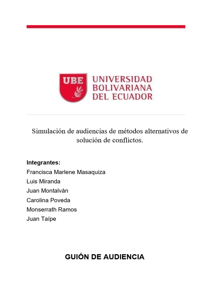 Trabajo Final Metodos Alternos | PDF | Pensión alimenticia | Debido al ...