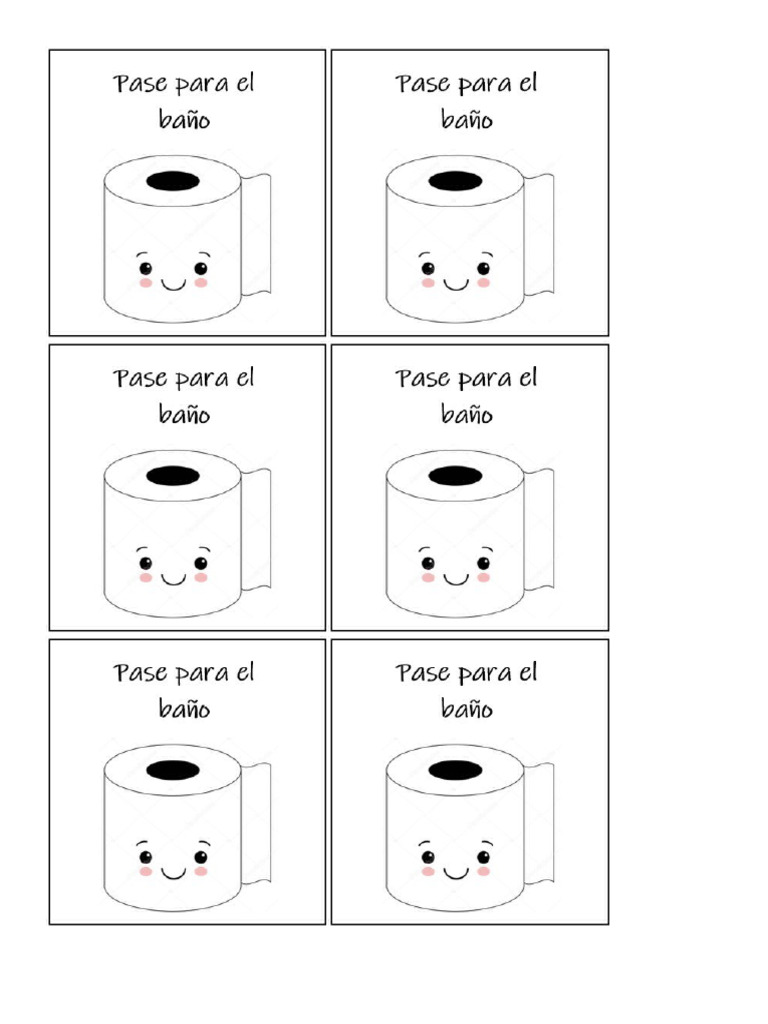 Pase para El Baño | PDF