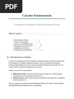 Subject Grade 12 Calculus Notes | PDF | Teaching Methods & Materials