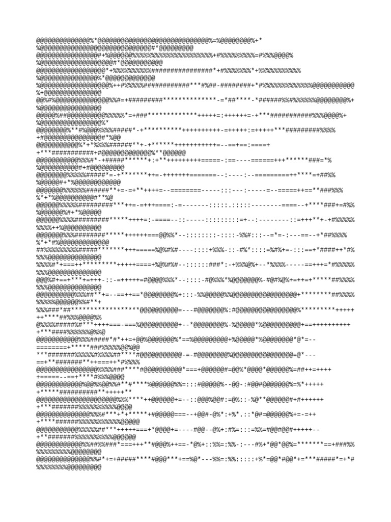 Art ASCII : Création et Techniques | PDF