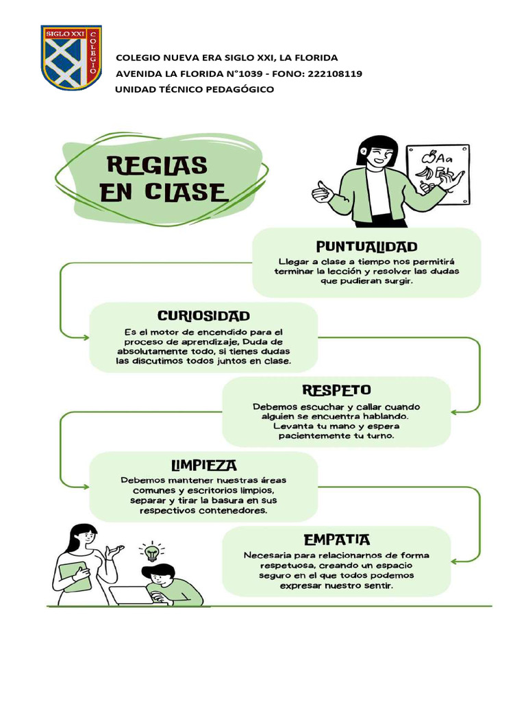 Reglas de Clases | PDF