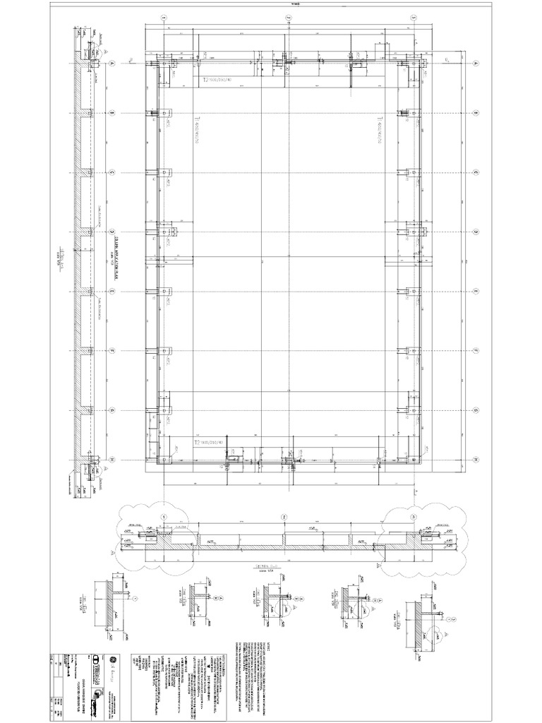b280 126e5014 001 Foundation Formwork Plan | PDF