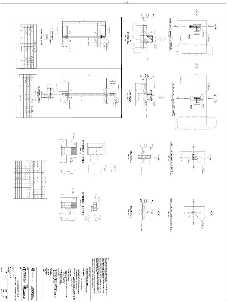 b280 - 126e5016 - 001 - Anchor Detail and Column Application Plan | PDF
