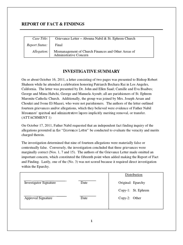 Investigative Report of Finding | PDF | Interest | Loans