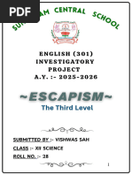 Deep Water Project Class12 English | PDF | Fear | Courage