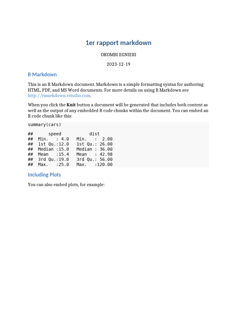 Rapport | PDF