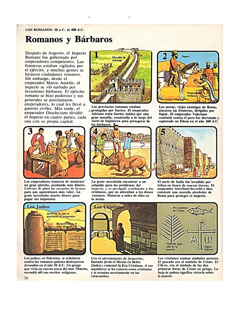 Romanos y Bárbaros - PDF Versión 1 | PDF | imperio Romano