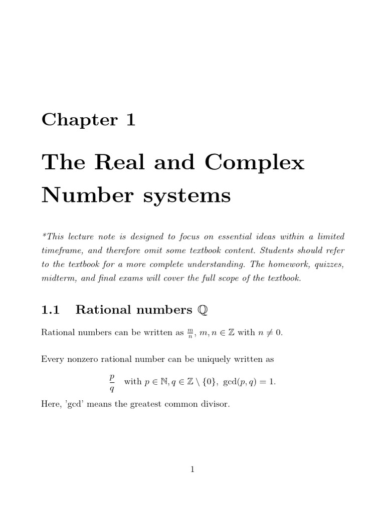 Rational Numbers and Ordered Sets | PDF | Arithmetic | Number Theory